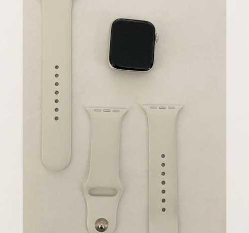 Часы apple watch se 44 mm silver