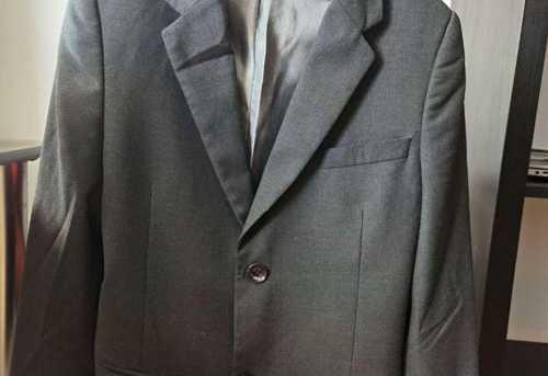 Школьный серый пиджак для мальчика