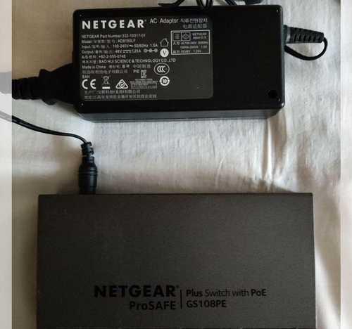 Коммутатор Netgear GS108PE