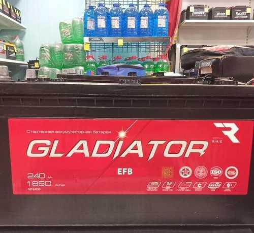 Аккумулятор gladiator EFB 240 Ah евро