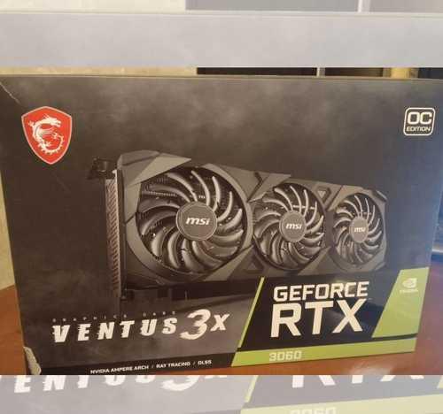 Видеокарта MSI RTX 3060 Ventus 3x 12G OC