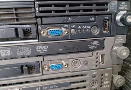 Сервер HP ProLiant DL360 G5, бп 2х 700w