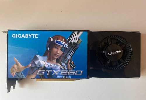 Видеокарта gigabyte GTX 260