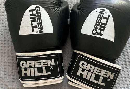 Боксерские перчатки Green Hill и Шлем Twins