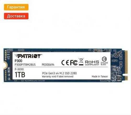 Накопитель SSD Patriot P300 1Tb (p300p1tbm28)