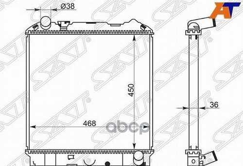 Радиатор isuzu ELF/nissan atlas NKR6#/7#/8# AKR