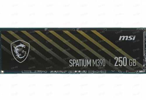 SSD M.2 накопитель MSI spatium M390 250gb