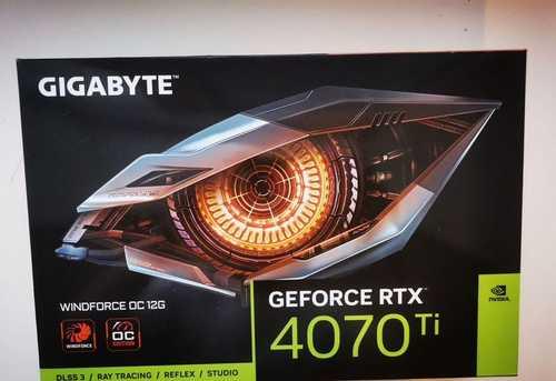 Gigabyte 4070Ti windforce OC 12GB