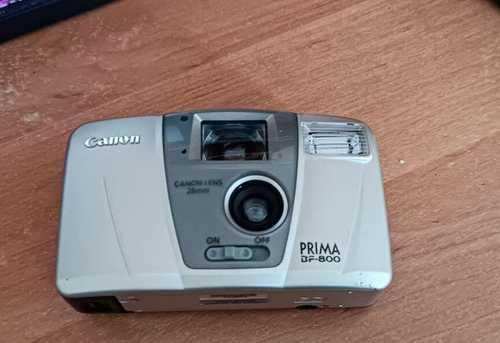 Плёночный фотоаппарат canon prima bf-800