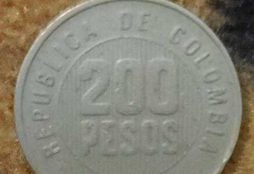 Монета 200 pesos 1995