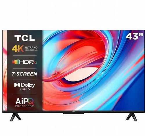 Телевизор LED TCL 43" 43V6B 4K Ultra HD, черный