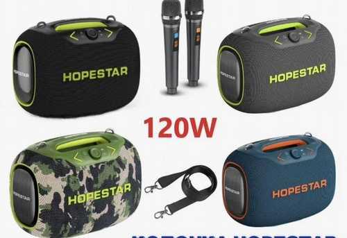 Колонка Hopestar Party Box + 2 микрофона