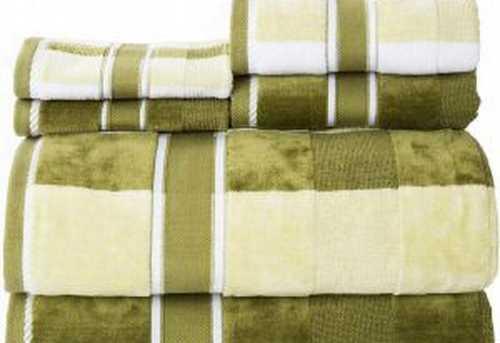 Набор полотенец Lavish Home Cotton With Velour Fin