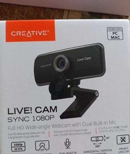 Веб-камера Creative Live Cam Sync 1080p