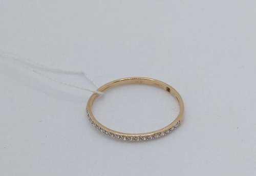 Золотое кольцо с фианитами (6400)
