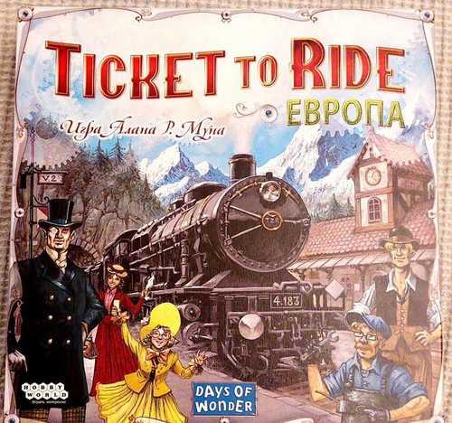 Игра ticket to ride Европа(оригинал)