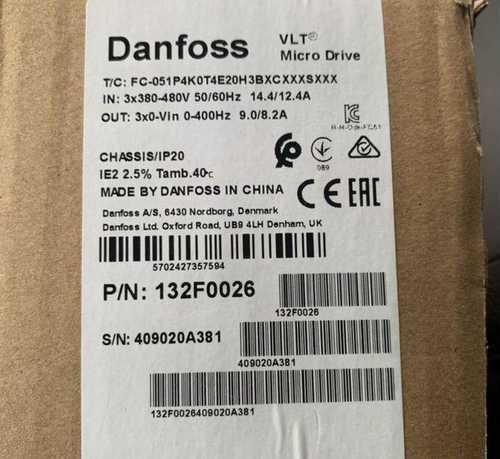 Частотный преобразователь Danfoss 132F0026
