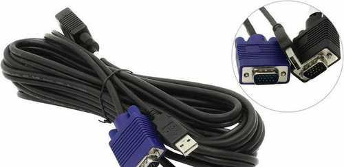 Новый Кабель trendnet TK-CU15 USB KVM, 5.0м