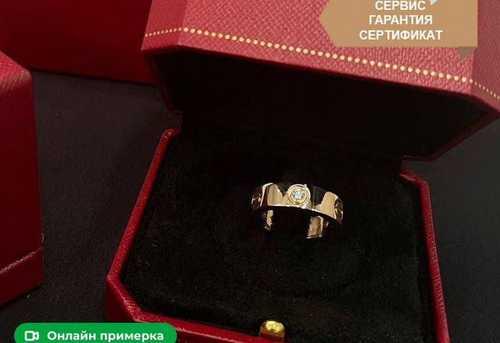 Кольцо Cartier с бриллиантами 0,11ct