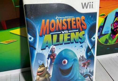 Monsters vs Aliens Игра Nintendo Wii