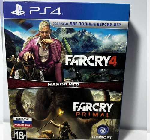 Игра на диске PS4 Farcry Primal набор игр