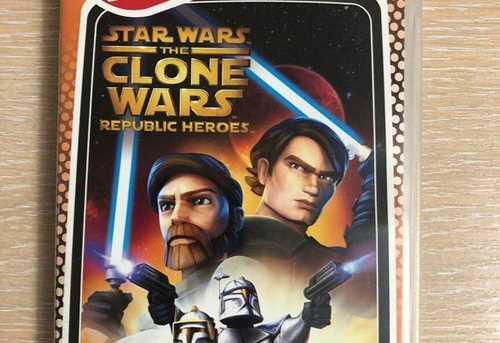 Star Wars Clone War PSP диск