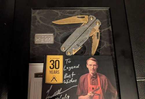 Мультитул leatherman charge TTI gold в подарочной