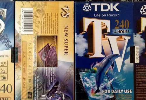 Видеокассеты VS, TDK E-240