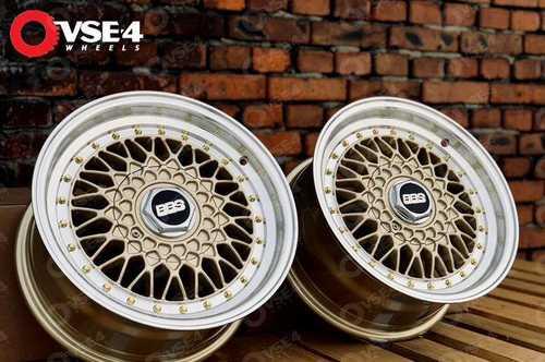 NEW # BBS RS R16 7J 5x100 Gold Machine Lip