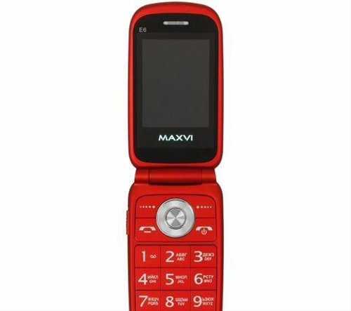 Сотовый телефон Maxvi E6 2.4" Red GSM