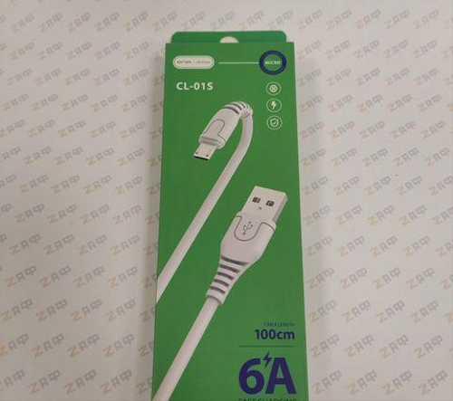 Кабель USB-microusb CL-01S 6970555837526