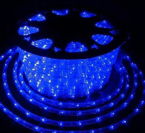 Гирлянда дюралайт 3-жилы LED 100 М синий, 10,5мм