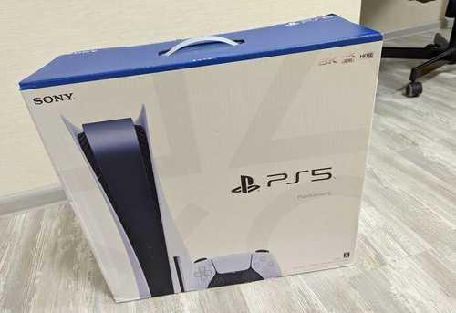 Sony Playstation 5 с дисководом + PS Plus Deluxe и