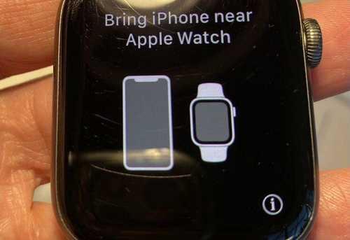 Часы iwatch apple 4 44 mm черные
