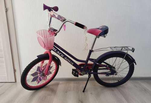 Велосипед детский 20 black aqua