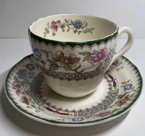 Чайная пара Spode Chinese Rose