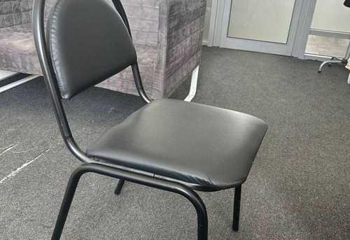 Офисный стул Стандарт чёрный, обивка экокожа