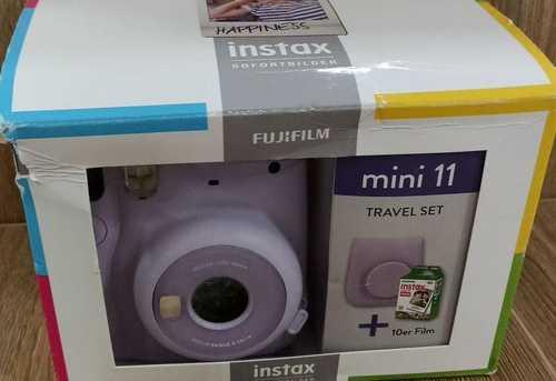 Фотоаппарат Instax Mini 11 сиренев новый из набора