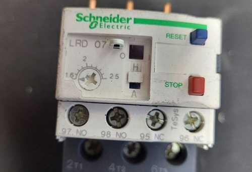 Реле тепловое перегрузки Schneider LRD07