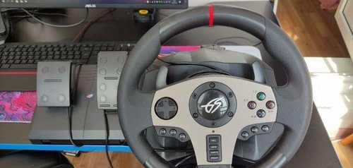 Игровой руль 900 градусов Dexp Wheelman Pro