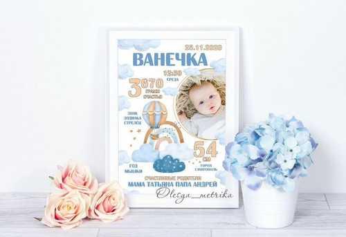 Метрика детская
