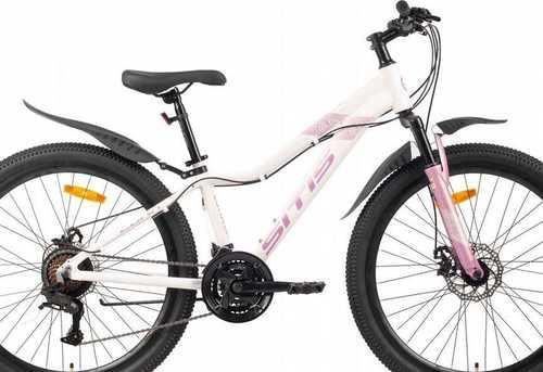 Велосипед sitis luna 26" MD (2023) White-Pink Sev6