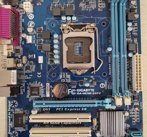 Gigabyte GA-H61M-S2PV LGA 1155