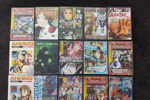 DVD диски с аниме 80+