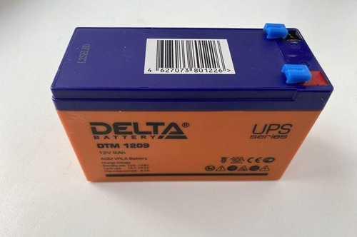 Аккумулятор Delta DTM 1209 12В, 9Ач