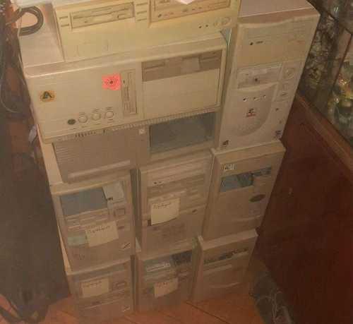 Старые компьютеры 386, 486