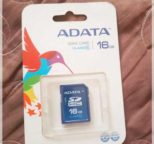 Карта памяти sdhc 16gb Adata 10 class скорости