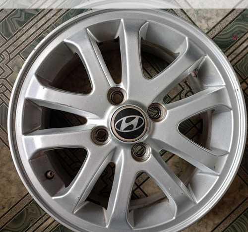 Литье диски r14 4x100 на hyundai б\у