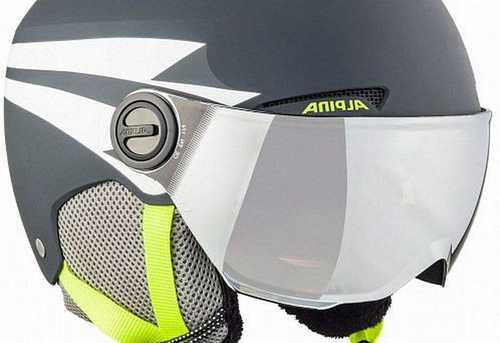 Шлем alpina zupo visor (23/24) Charcoal-Neon Matt