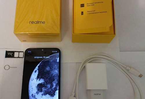 Смартфон Realme C3 4/64 гб + 2 чехла-книжка